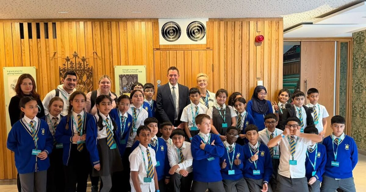 St Peter’s Catholic Academy visits Parliament - David Williams MP