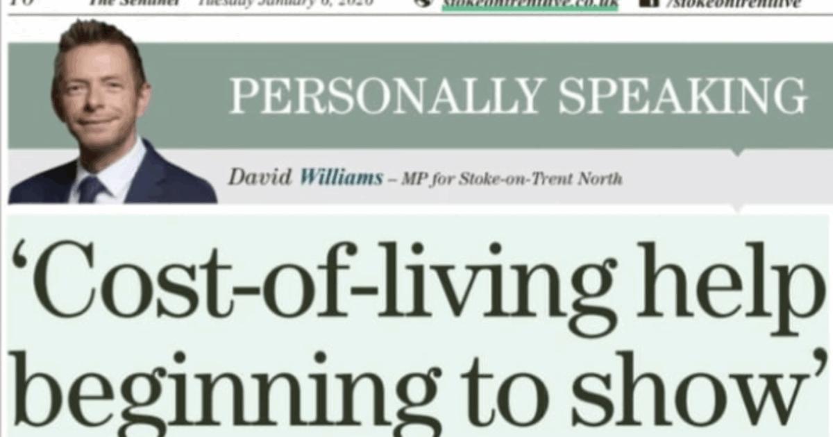 Personally Speaking January 2026 Edition - David Williams MP